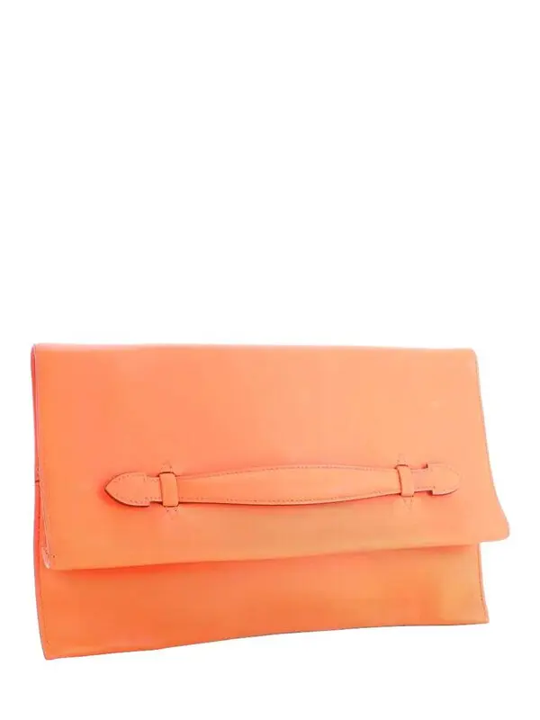 Hermès Pliplat Swift Clutch Bag - Orange