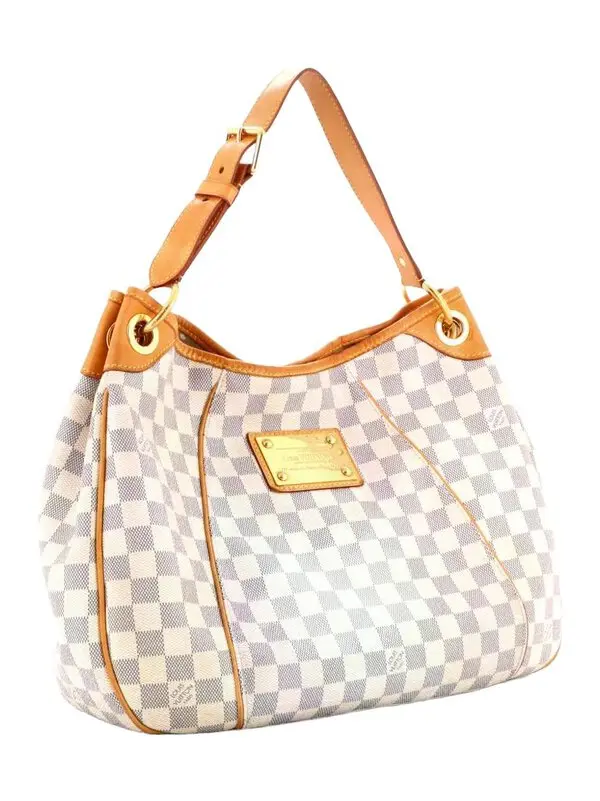 LOUIS VUITTON Galliera Handbag Damier Pm Hobo Bag - White