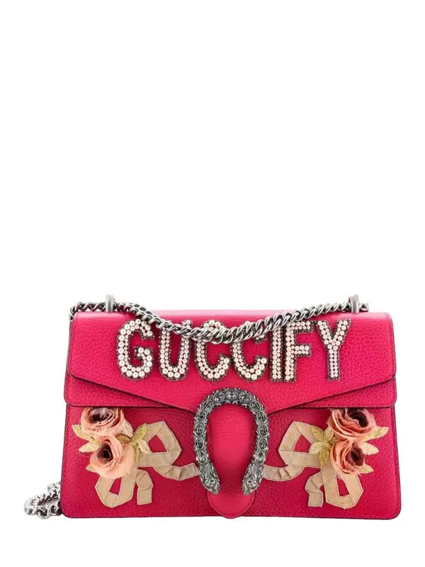 Gucci Dionysus Embellished Shoulder Bag - Pink