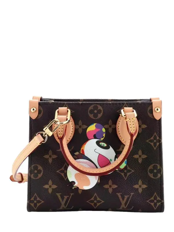 LOUIS VUITTON X Takashi Murakami Onthego Bb Tote Monogram Panda - Brown