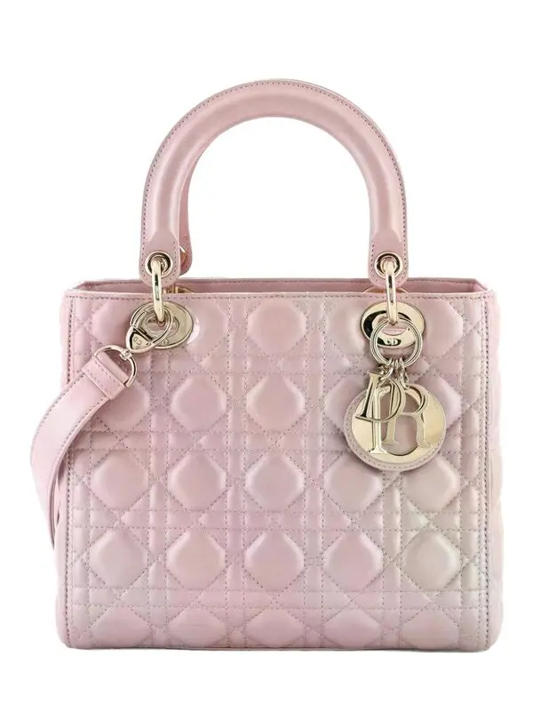 Dior Lady Medium Satchel - Pink