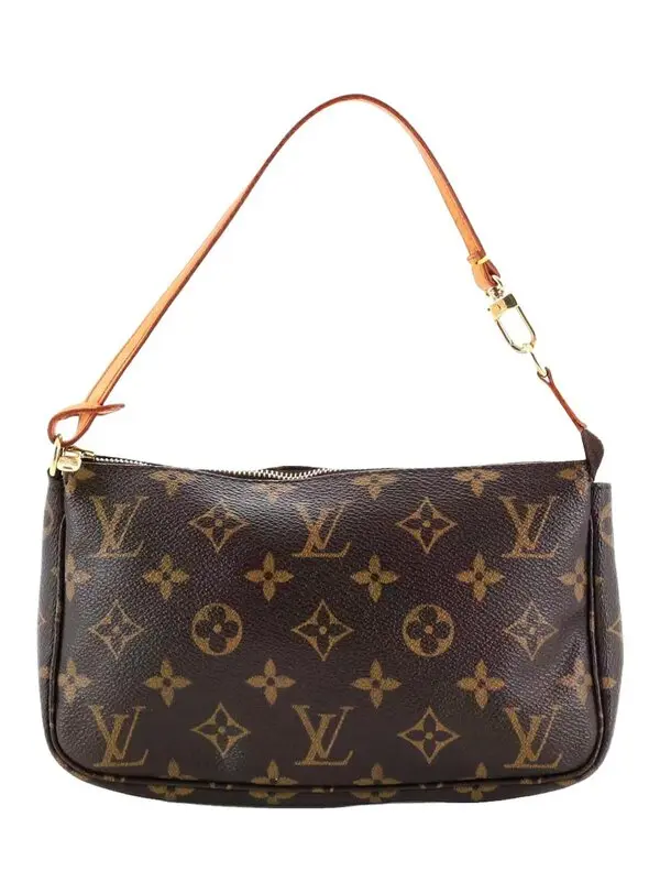 LOUIS VUITTON Monogram Canvas Pochette Accessoires - Brown