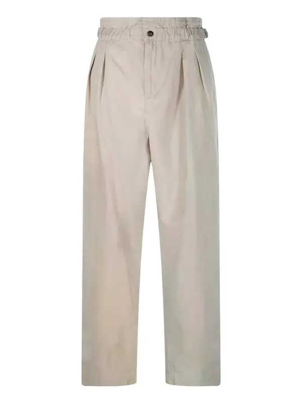 MARANT ETOILE Pleated Trousers - Neutrals