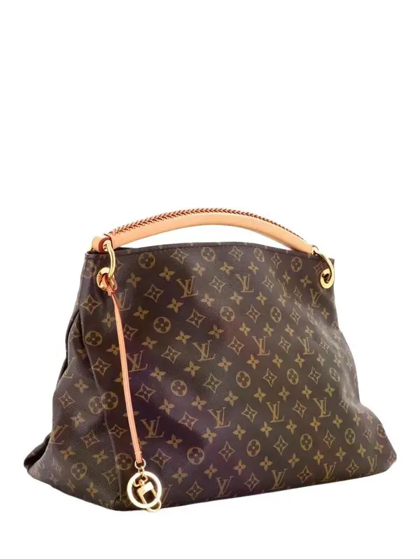 LOUIS VUITTON Artsy Mm Monogram Canvas Hobo - Brown