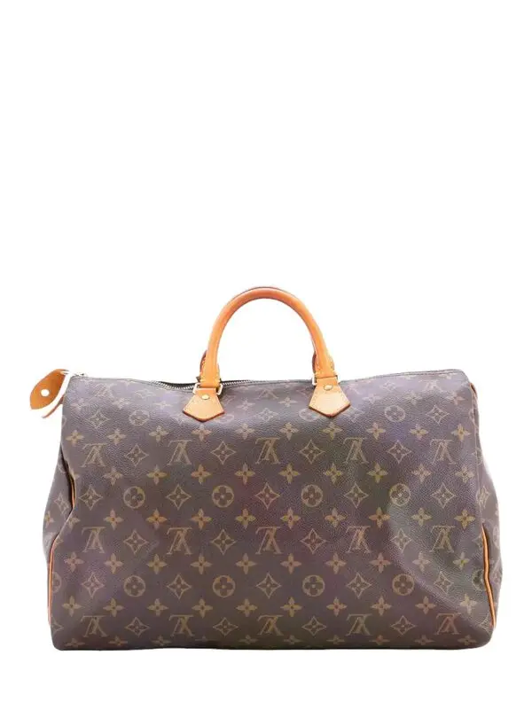 LOUIS VUITTON Speedy Handbag Monogram Canvas 40 - Brown