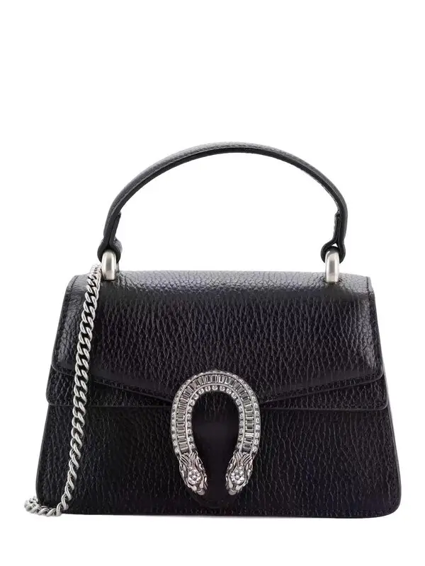 Gucci Dionysus Top Handle Mini Satchel - Black