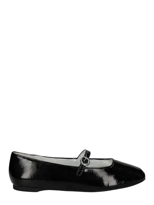 Kate Spade New York Halo Buckle-strap Ballerina Flats - Black