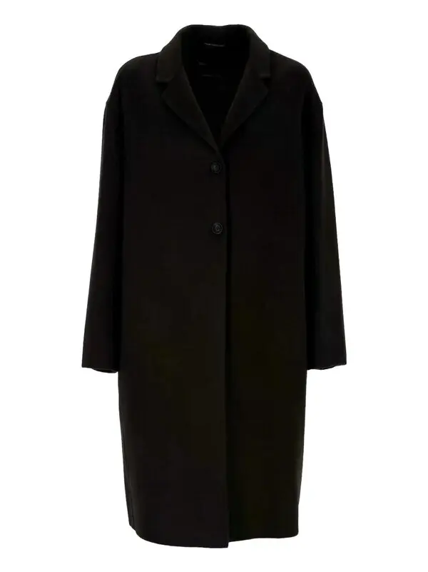 EMMA E GAIA Buttoned Coat - Black