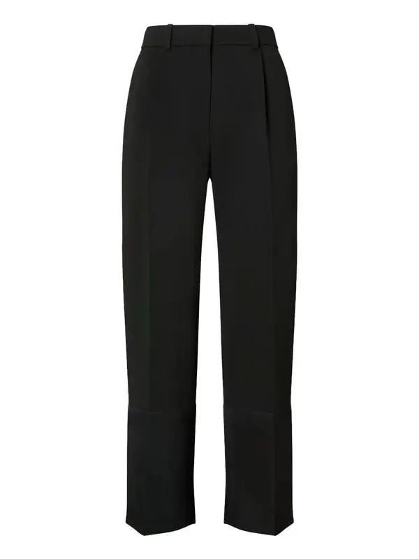 Tory Burch Cropped Trousers - Black