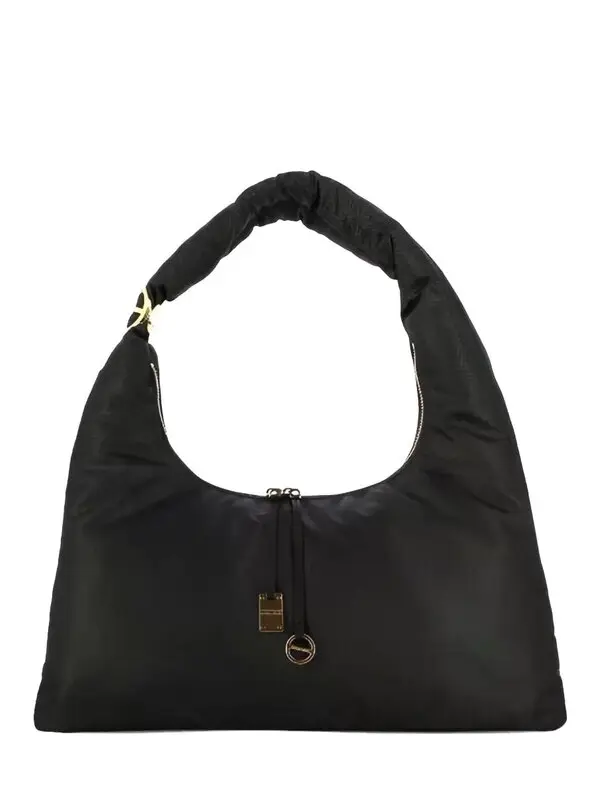 Borbonese Small Op-print Zip Shoulder Bag - Black