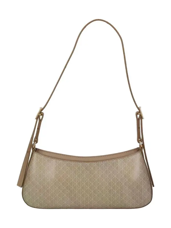 Calvin Klein Monogram Shoulder Bag - Neutrals