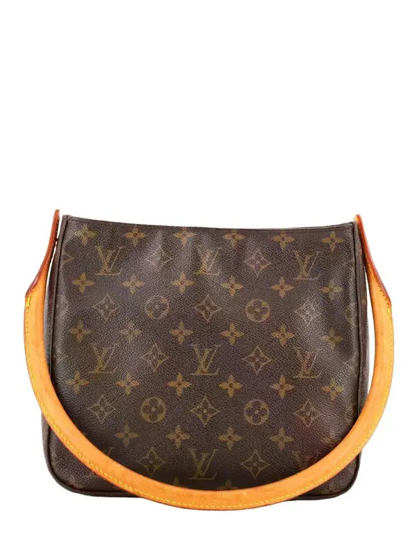 LOUIS VUITTON Looping Handbag Monogram Canvas Mm - Brown