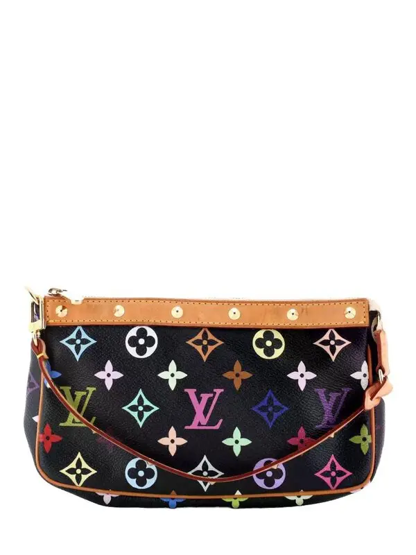 LOUIS VUITTON Pochette Accessoires Monogram Multicolor Clutch - Multicolour