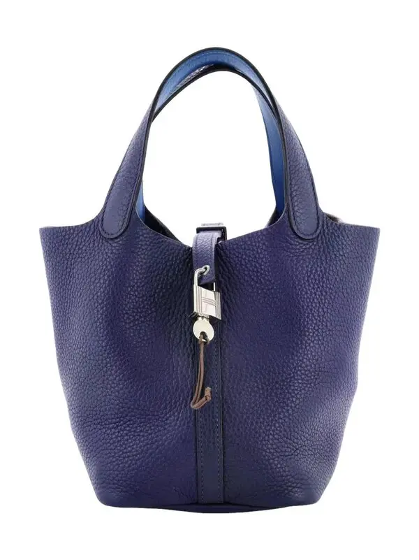 Hermès Picotin Lock Pm Bucket Bag - Blue