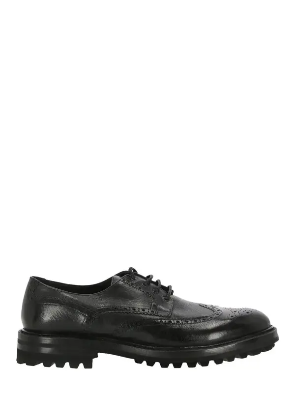 ORTIGNI Lace-up Derby Shoes - Black