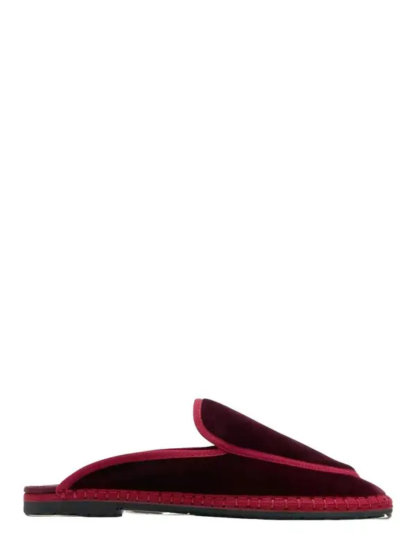 FLABELUS Bruna Piped Loafers - Red