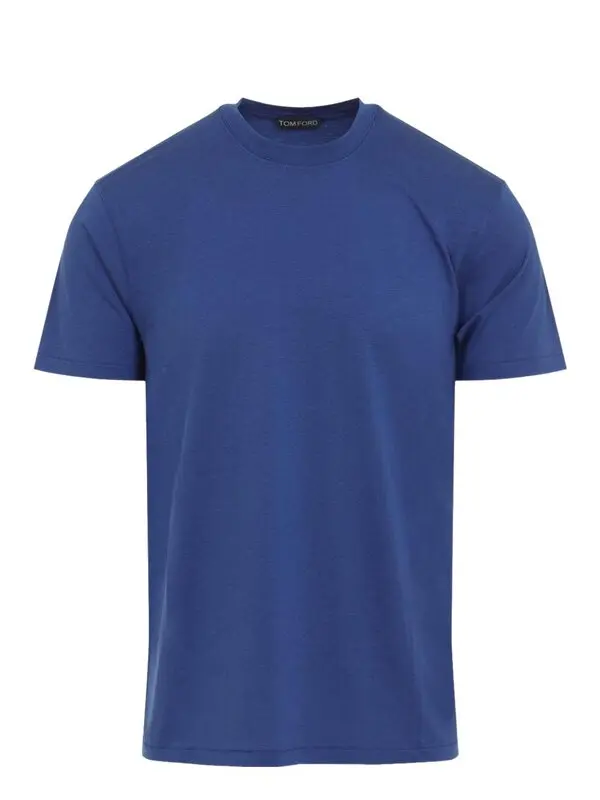 TOM FORD Cotton Blend T-shirt - Blue