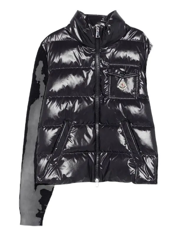 Moncler Padded Cardigan - Blue