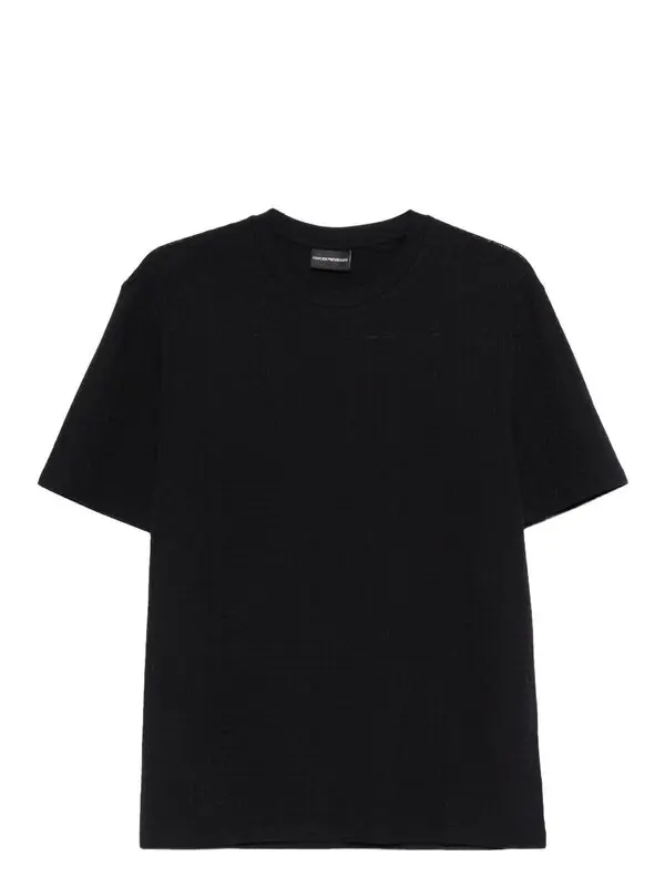 Emporio Armani Logo Cotton T-shirt - Blue