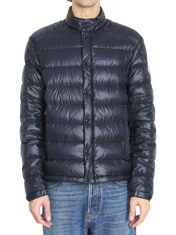 Moncler Short Down Jacket - Blue