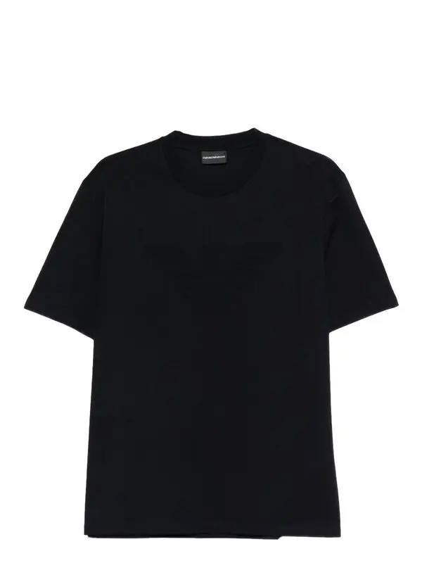 Emporio Armani Logo Cotton T-shirt - Blue