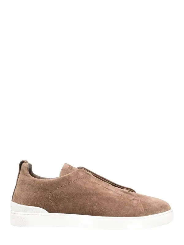 Zegna Suede Sneakers - Brown