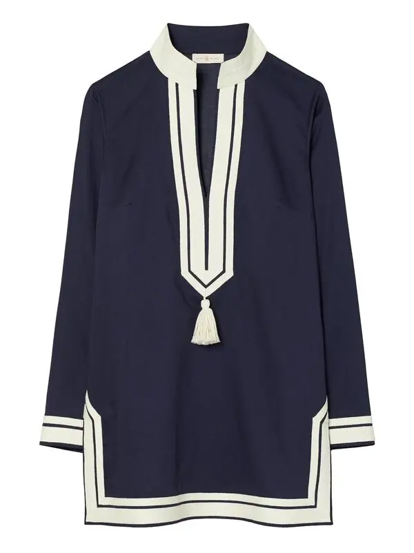 Tory Burch Cotton Tunic - Blue
