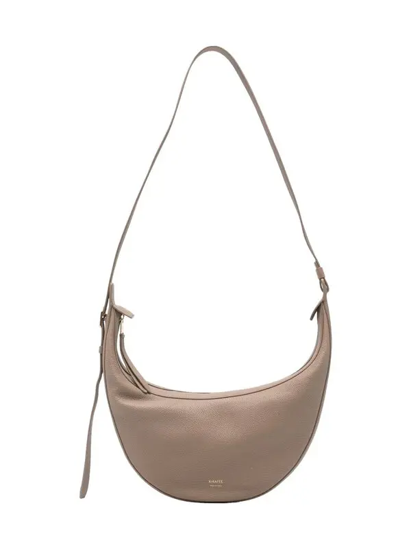 Khaite Augustina Small Leather Crossbody Bag - Marrone Chiaro
