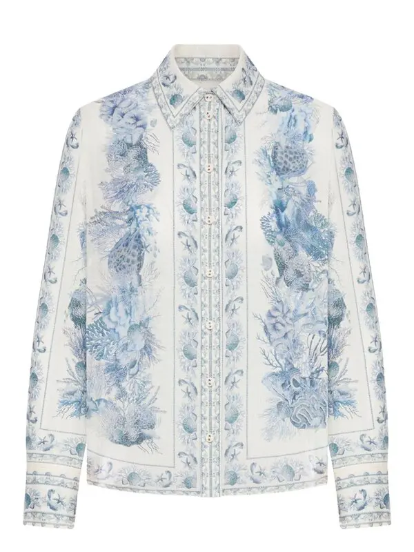 Zimmermann Wanderlust Cotton Shirt - White