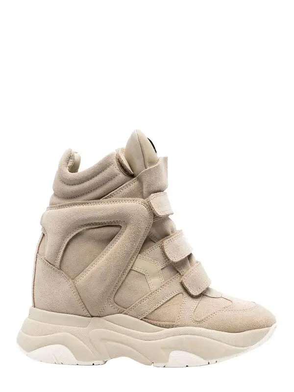 Isabel Marant Balskee Wedge Sneakers - Beige