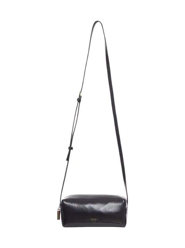 Khaite Kye Mini Leather Crossbody Bag - Black