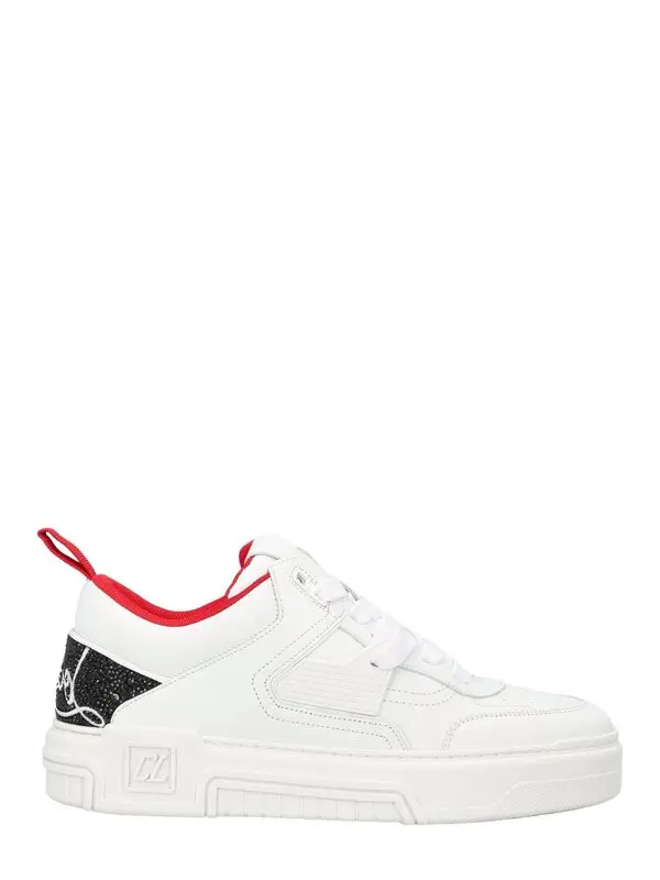 CHRISTIAN LOUBOUTIN Astroloubi Leather Sneakers - White