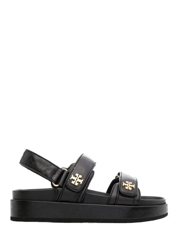 Tory Burch Kira Sport Leather Sandals - Black