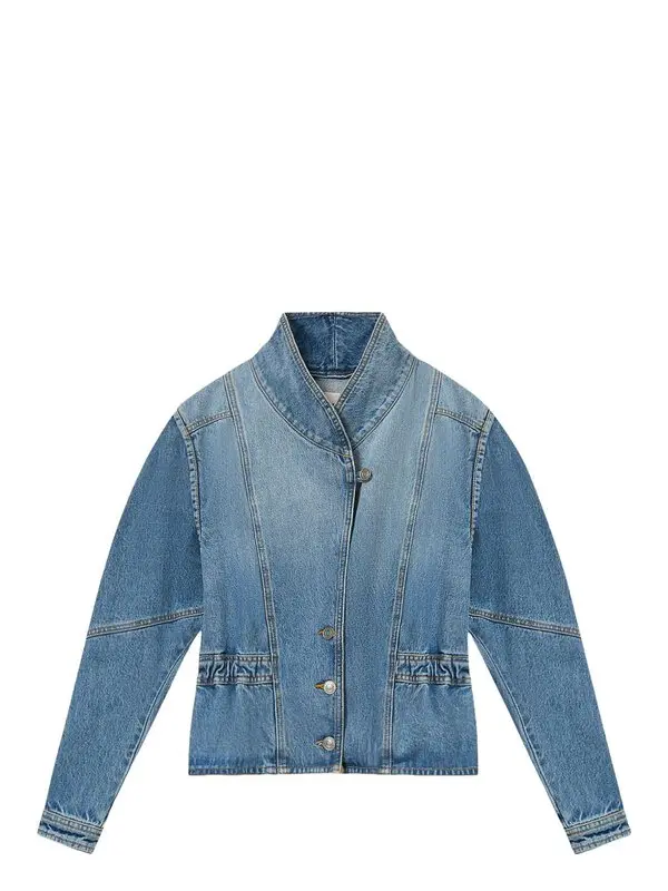 Isabel Marant Dolie Denim Jacket - Clear Blue