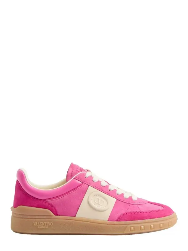 Valentino Garavani Upvillage Leather Sneakers - Fuchsia