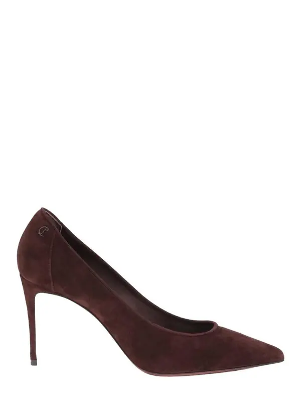 CHRISTIAN LOUBOUTIN Sporty Kate Velvet Pumps - Brown