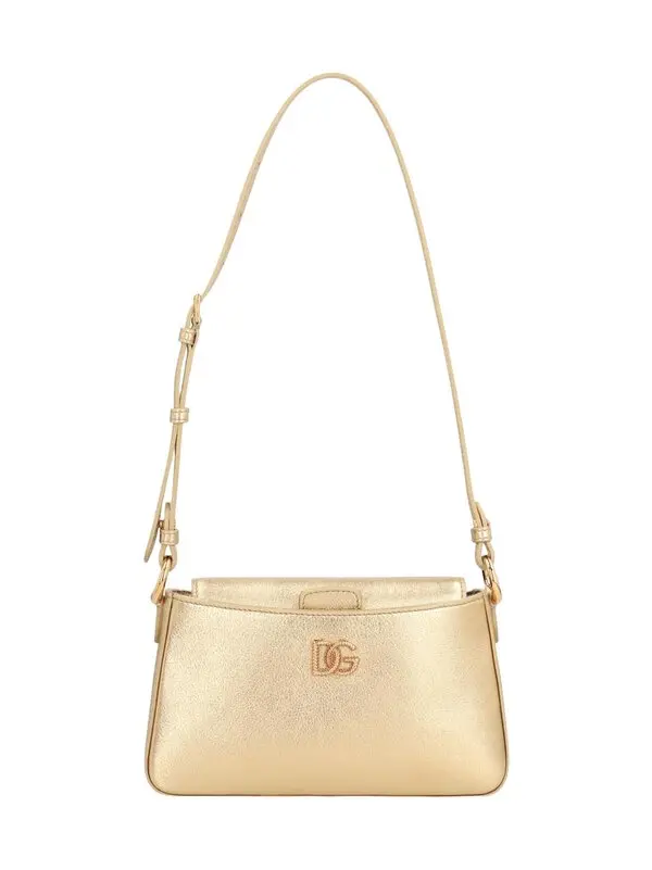 Dolce & Gabbana Leather Phone Bag - Golden
