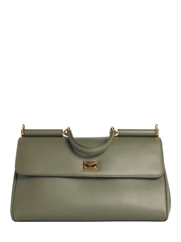 Dolce & Gabbana My Sicily Soft Leather Handbag - Green