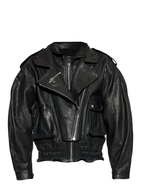 Isabel Marant Aneli Leather Jacket - Black