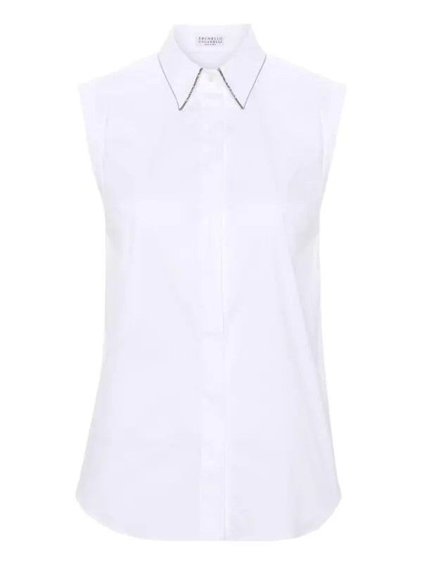 Brunello Cucinelli Cotton Shirt - White