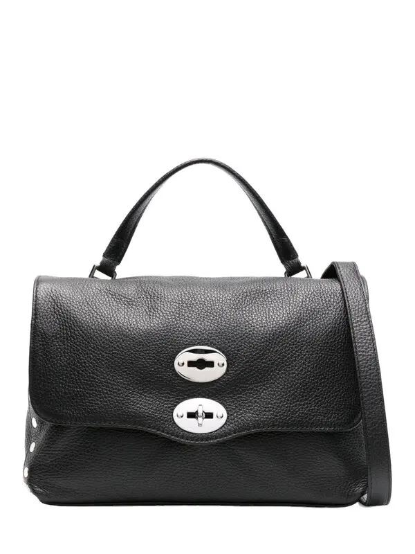 ZANELLATO Postina Daily Small Leather Handbag - Black