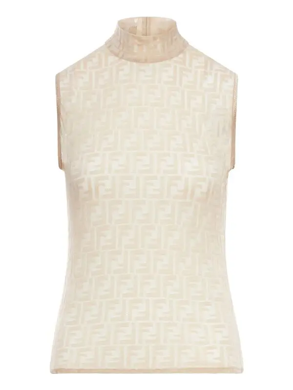 Fendi Ff Tank Top - White