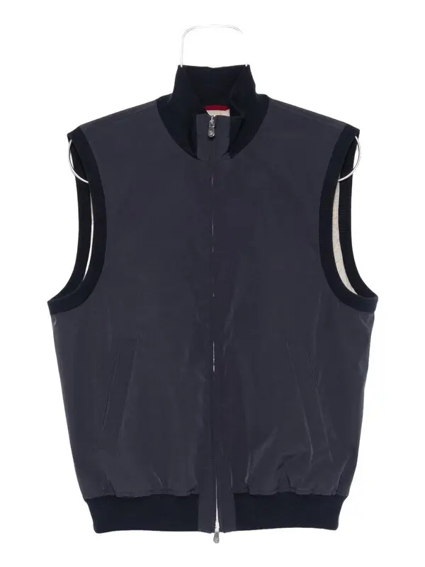 Brunello Cucinelli Down Vest - Blue