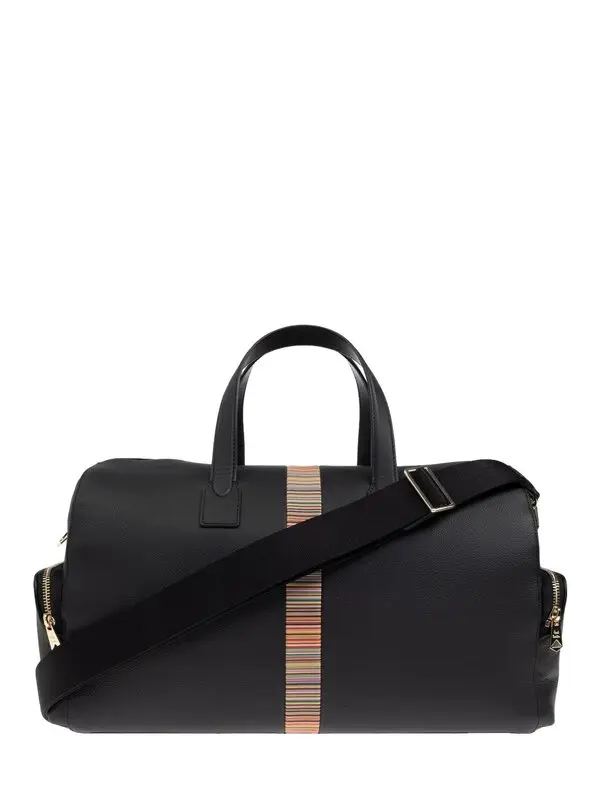 Paul Smith Leather Holdall - Black