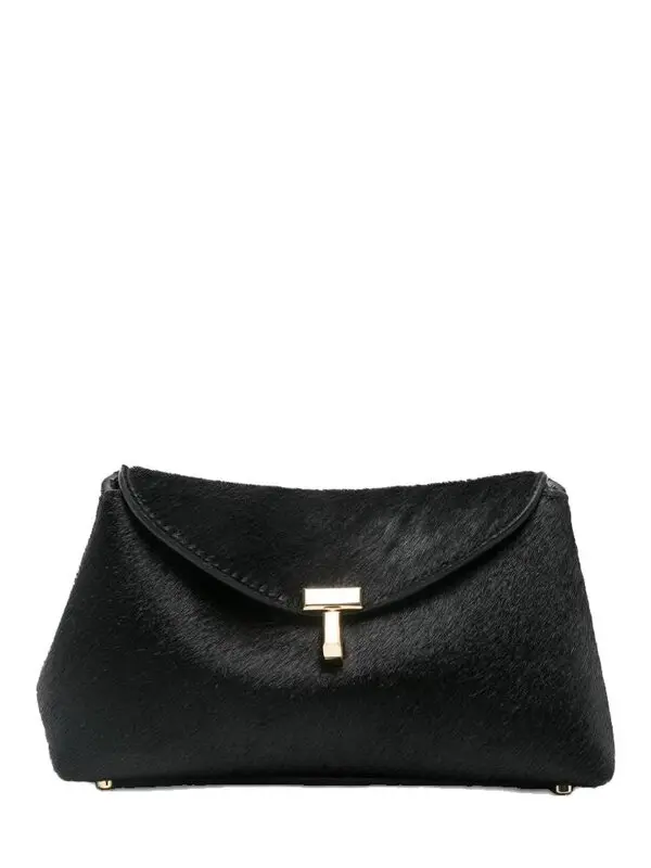 TOTEME Mini Leather Clutch - Black