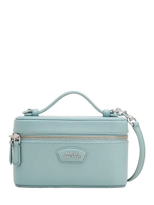 Marc Jacobs The Vanity Leather Crossbody Bag - Clear Blue
