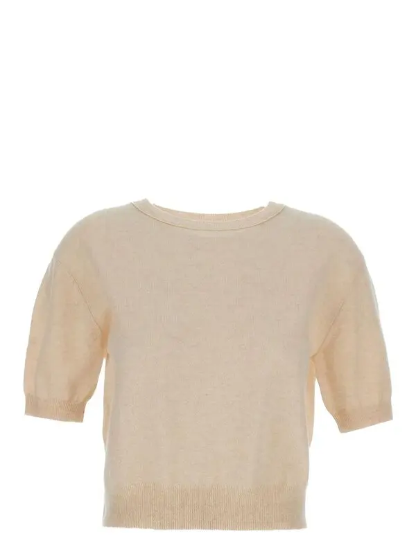 LISA YANG Genevra Cashmere Top - White
