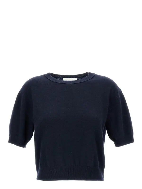 LISA YANG Genevra Cashmere Top - Blue