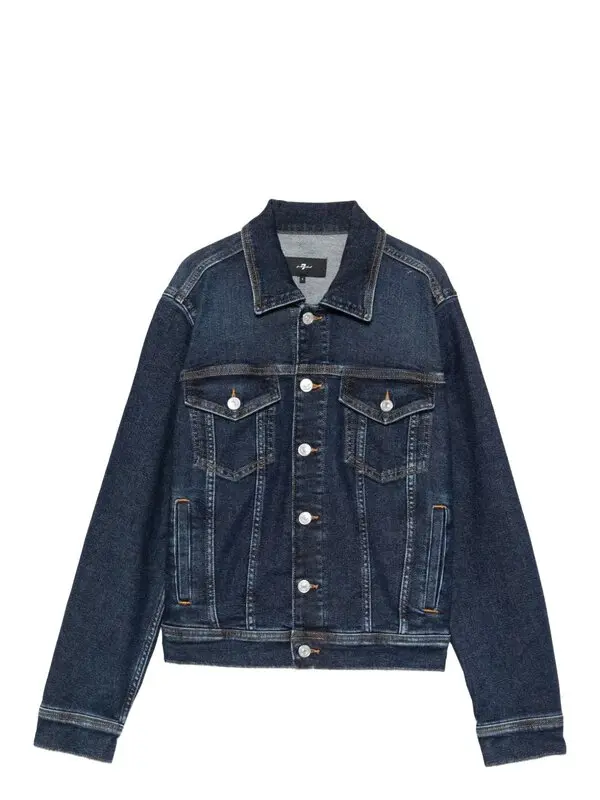 SEVEN Denim Trucker Jacket - Blue