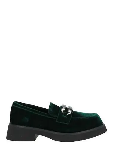 TOSCA BLU Loafers In Textile Fibers - Green